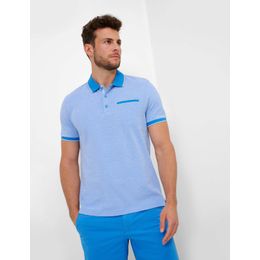 Brax Herren Poloshirt Style PADDY, Blau, Gr. L