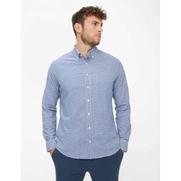 Brax Herren Hemd Style DANIEL, Blau, Gr. L