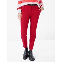 Brax Damen Flatfronthose Style MARON S, Rot, Gr. 32