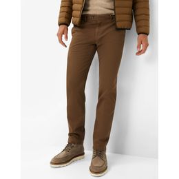 Brax Herren Flatfronthose Style EVEREST, Braun, Gr. 24