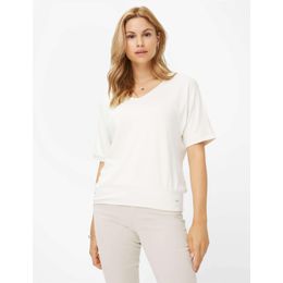 Brax Damen Shirt Style CELIE, Cremefarben, Gr. 36