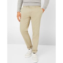 Brax Herren Flatfronthose Style EVANS, Beige, Gr. 23