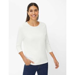 Brax Damen Sweatshirt Style BONNIE, Altweiß, Gr. 36