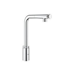 Grohe Minta Spültischmischer 31613000 chrom, herausziehbare Brause