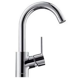 Hansgrohe Talis S Waschtischarmatur 32070000 chrom, Wasserhahn, 360° schwenkbar