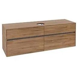 Villeroy & Boch Villeroy und Boch Collaro Waschtischunterschrank C04900RH 160x54,8x50cm, Waschtisch mittig, Kansas Oak