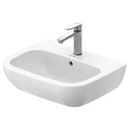 Duravit D-Code Waschtisch 2310550000 55 cm, mit Überlauf und Hahnloch, weiss