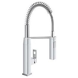 Grohe Eurocube Küchenarmatur 31395000 chrom, C-Auslauf, mit Profibrause