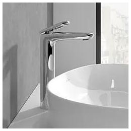 Villeroy & Boch Villeroy und Boch Antao Zweiloch-Waschtischarmatur TVW11100500061 erhöht, mit Push-Open-Ablaufgarnitur, chrom