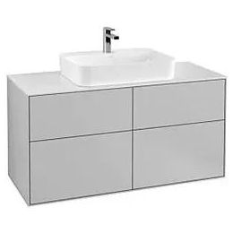 Villeroy & Boch Villeroy und Boch Finion Waschtischunterschrank F38100GJ 120x60,3cm, Abdeckplatte white matt, Light grey matt