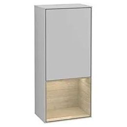 Villeroy & Boch Villeroy und Boch Finion Seitenschrank G550PCGJ 41,8cm, rechts, Emotion, Regal unten Oak Veneer, Light grey matt