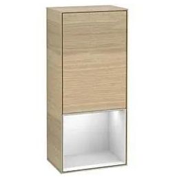 Villeroy & Boch Villeroy und Boch Finion Seitenschrank G550MTPC 41,8cm, rechts, Emotion, Regal unten White Matt, Oak Veneer