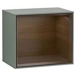 Villeroy & Boch Villeroy und Boch Finion Regalmodul G580GNGM 41,8x35,6x27cm, Emotion, Regal Walnut Veneer, Olive Matt Lacquer