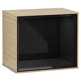 Villeroy & Boch Villeroy und Boch Finion Regalmodul G580PHPC 41,8x35,6x27cm, Emotion, Regal Glossy Black, Oak Veneer