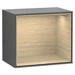 Villeroy & Boch Villeroy und Boch Finion Regalmodul G580PCGK 41,8x35,6x27cm, Emotion, Regal Oak Veneer, Anthracite matt