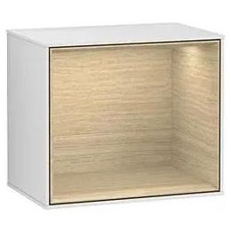 Villeroy & Boch Villeroy und Boch Finion Regalmodul G590PCMT 41,8x35,6cm, Ladestation, Emotion, Regal Oak Veneer, White matt lacquer