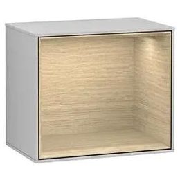 Villeroy & Boch Villeroy und Boch Finion Regalmodul G580PCGJ 41,8x35,6x27cm, Emotion, Regal Oak Veneer, Light grey matt