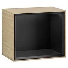 Villeroy & Boch Villeroy und Boch Finion Regalmodul G590PDPC 41,8x35,6cm, Ladestation, Emotion, Regal Black Matt, Oak Veneer