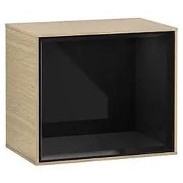 Villeroy & Boch Villeroy und Boch Finion Regalmodul G590PHPC 41,8x35,6cm, Ladestation, Emotion, Regal Glossy Black, Oak Veneer