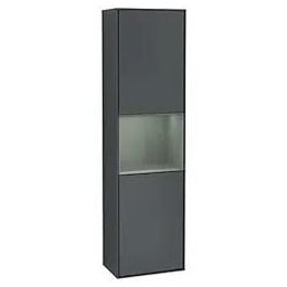 Villeroy & Boch Villeroy und Boch Finion Hochschrank F460GMHG 41,8x151,6x27cm, links, Regal Olive Matt Lacquer, Midnight Blue Matt Lacquer