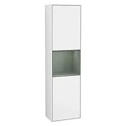 Villeroy & Boch Villeroy und Boch Finion Hochschrank F470GMGF 41,8x151,6x27cm, rechts, Regal Olive Matt Lacquer, Glossy white lacquer