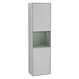 Villeroy & Boch Villeroy und Boch Finion Hochschrank F470GMGJ 41,8x151,6x27cm, rechts, Regal Olive Matt Lacquer, Light grey matt