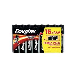 Energizer batteri - AAA type - Alkalisk x 16