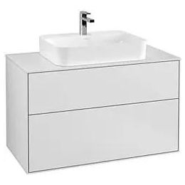 Villeroy & Boch Villeroy und Boch Finion Waschtischunterschrank G35100MT 100x60,3cm, Emotion, Abdeckplatte white matt, White matt lacquer