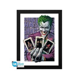 ABYSTYLE - DC COMICS Framed print The Joker Haha Cards - Bild