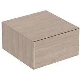 Geberit One Seitenschrank 505078005 45x24,5x47cm, 1 Schubladen, Eiche/Melamin Holzstruktur