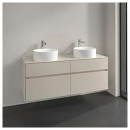 Villeroy & Boch Villeroy und Boch Collaro Waschtischunterschrank C04800VN 140x54,8x50cm, für 2 Waschtische, cashmere grey