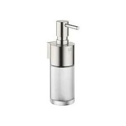 Dornbracht Spender 83435970-06 Wandmodell, Flasche aus Kristallglas, matt, Platin matt