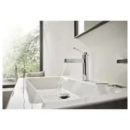 Hansgrohe Finoris 110 Waschtischarmatur 76023000 mit Push-Open Ablaufgarnitur, chrom