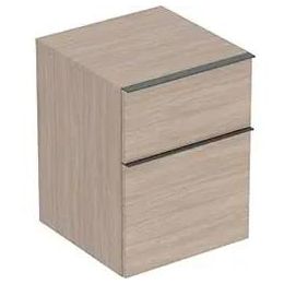 Geberit iCon Seitenschrank 502315JH1 45x60x47,6cm, 2 Schubladen, Eiche/Griff lava matt