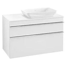 Villeroy & Boch Villeroy und Boch Venticello Waschtisch-Unterschrank A94301MS 95,7 x 60,6 x 50,2 cm, Waschtisch rechts, Griff Chrom, White Matt