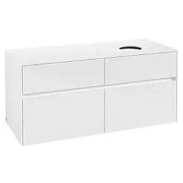 Villeroy & Boch Villeroy und Boch Collaro Waschtischunterschrank C04300DH 120 x 54,8 x 50 cm, Waschtisch rechts, Glossy White