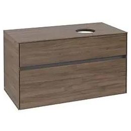 Villeroy & Boch Villeroy und Boch Collaro Waschtischunterschrank C04000VH 100 x 54,8 x 50 cm, Waschtisch rechts, Arizona Oak