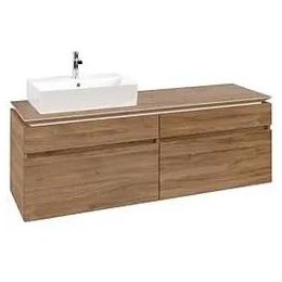 Villeroy & Boch Villeroy und Boch Legato Waschtischunterschrank B67300RH 160x55x50cm, Waschtisch links, Kansas Oak