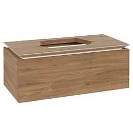 Villeroy & Boch Villeroy und Boch Legato Waschtischunterschrank B75500RH 100x38x50cm, Waschtisch mittig, Kansas Oak