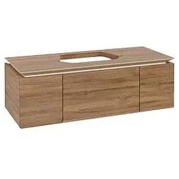 Villeroy & Boch Villeroy und Boch Legato Waschtischunterschrank B75700RH 120x38x50cm, Waschtisch mittig, Kansas Oak