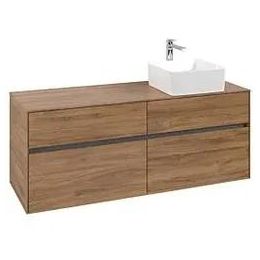 Villeroy & Boch Villeroy und Boch Collaro Waschtischunterschrank C04700RH 140x54,8x50cm, Waschtisch rechts, Kansas Oak