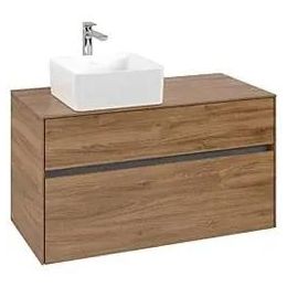 Villeroy & Boch Villeroy und Boch Collaro Waschtischunterschrank C03900RH 100x54,8x50cm, Waschtisch links, Kansas Oak