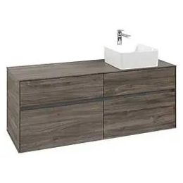 Villeroy & Boch Villeroy und Boch Collaro Waschtischunterschrank C04700RK 140x54,8x50cm, Waschtisch rechts, Stone Oak