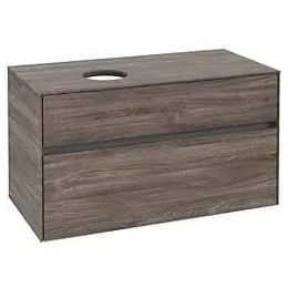 Villeroy & Boch Villeroy und Boch Collaro Waschtischunterschrank C03900RK 100x54,8x50cm, Waschtisch links, Stone Oak