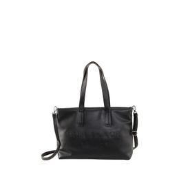 Tom Tailor Damen Thessa Shopper, schwarz, Uni, Gr. ONESIZE