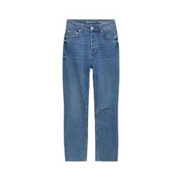 Tom Tailor Denim Damen Lotte Slim Straight Ankle Jeans, blau, Uni, Gr. 30