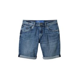 Tom Tailor Herren Josh Jeansshorts, blau, Uni, Gr. 33