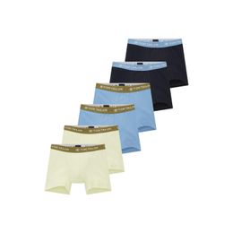 Tom Tailor Herren Hip Pants im 6er Pack, grün, Uni, Gr. 4