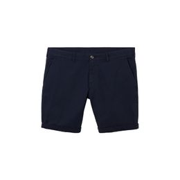 Tom Tailor Herren Plus - Chino Shorts, blau, Uni, Gr. 42