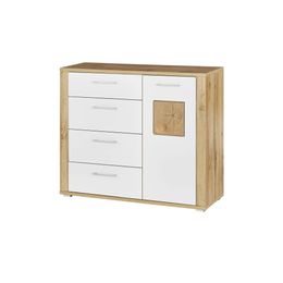 U.N.O uno Sideboard Yambio ¦ holzfarben ¦ Maße (cm): B: 106 H: 90 T: 38